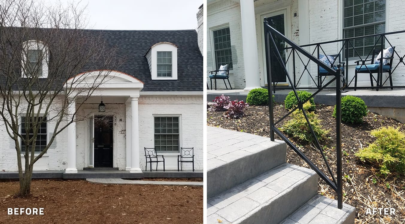 Cross Pattern Railing - Iron Crafters, LLC